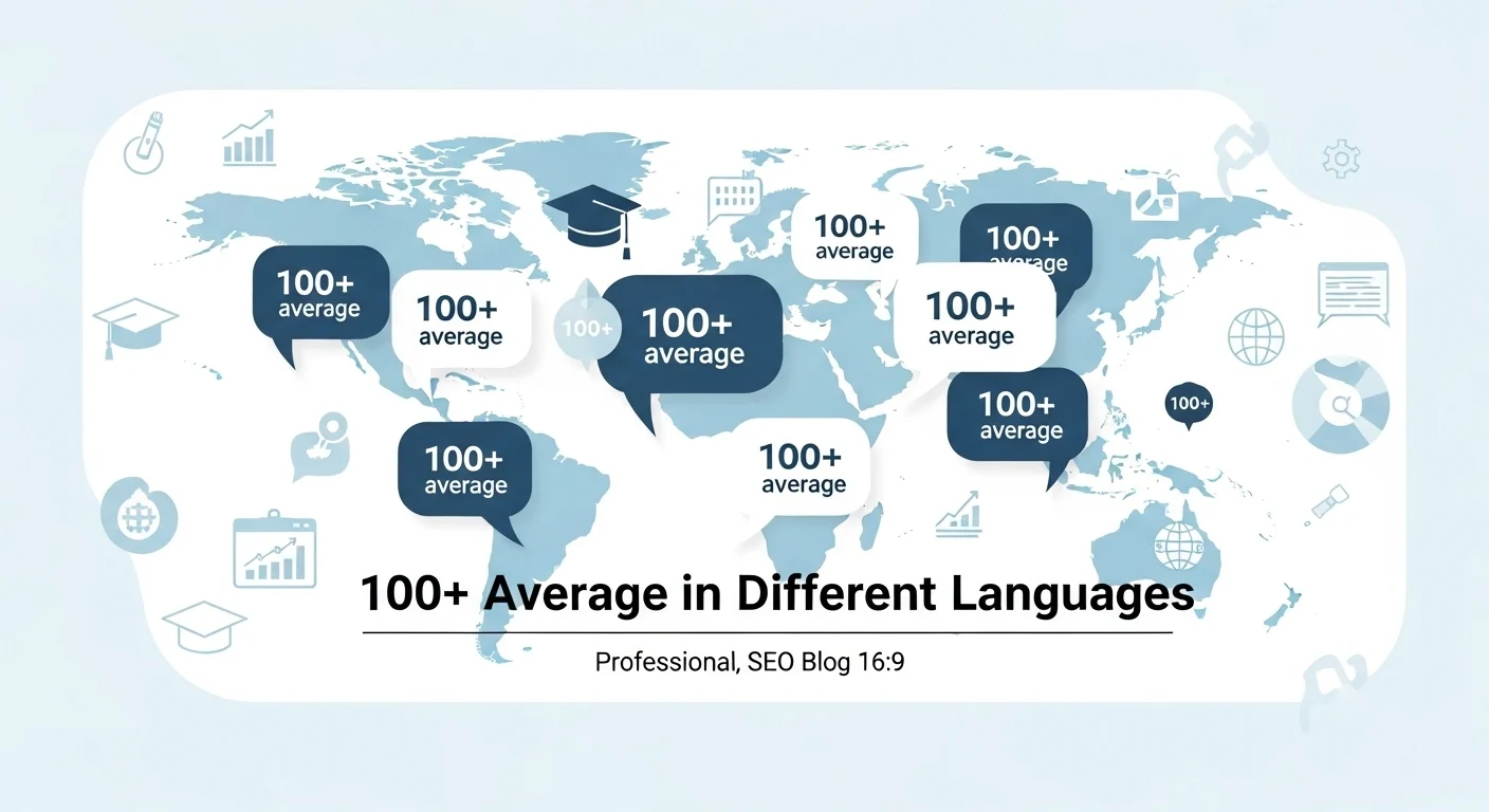 100+ Average in Different Languages: How to Say “100+ Average” Around ...